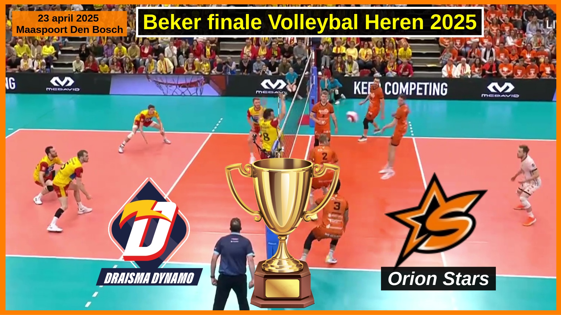 Orion Stars wint bekerfinale 2025 van Draisma Dynamo (video-samenvatting) - HASWEB Frank Meeuwsen